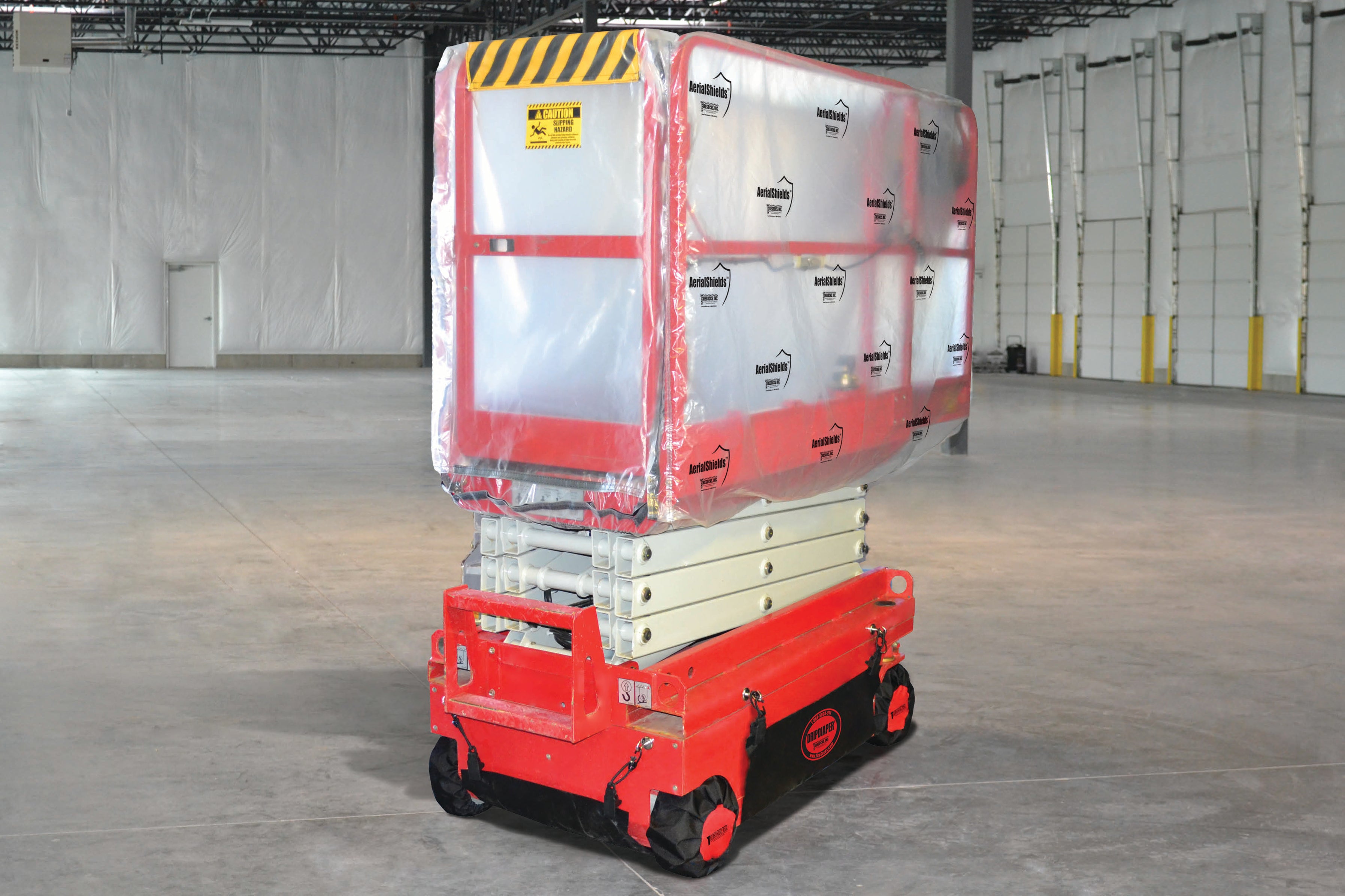 Scissor Lift Aviation AerialShield® — Consolidated Containment